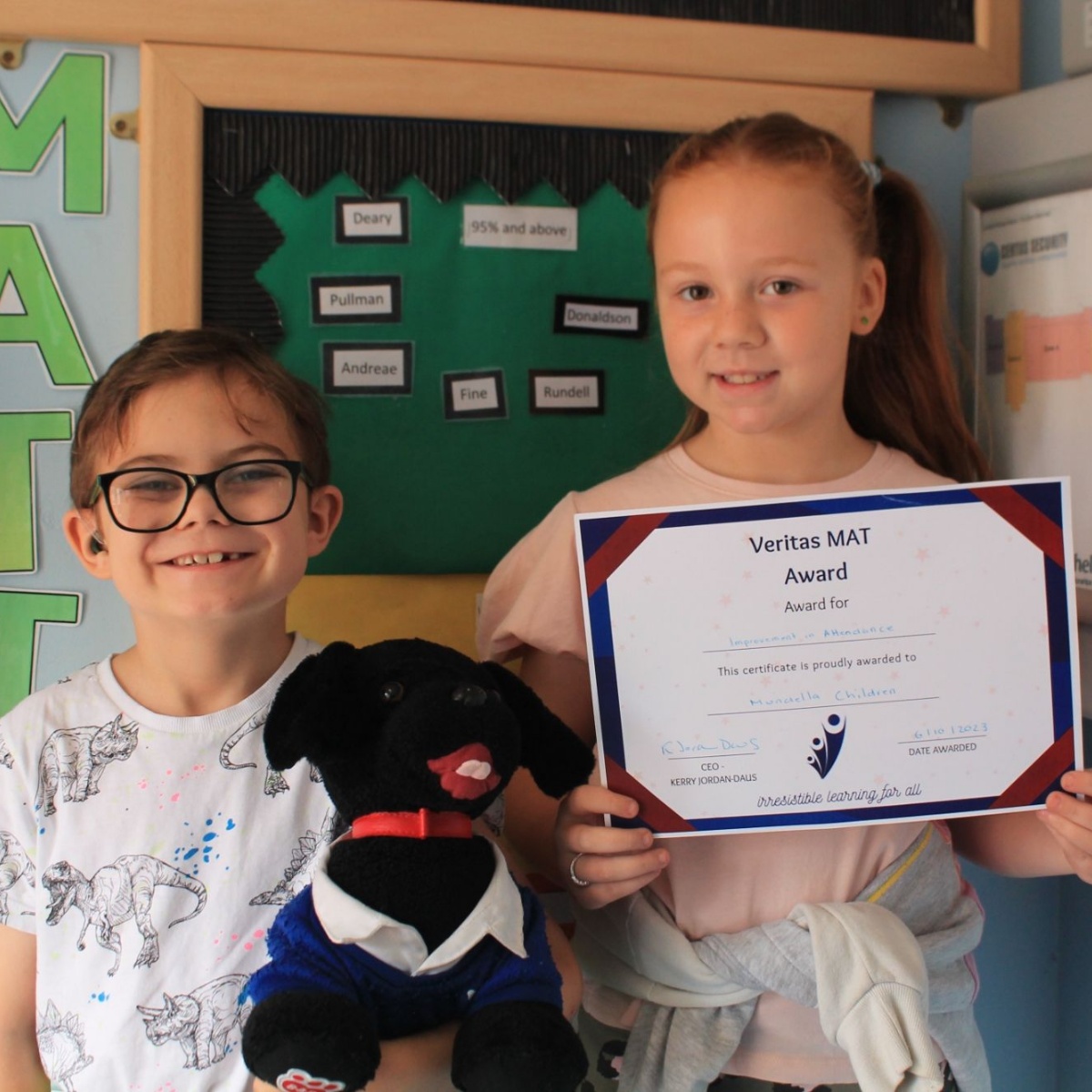 Veritas Academy Trust - Mundella celebrates record attendance